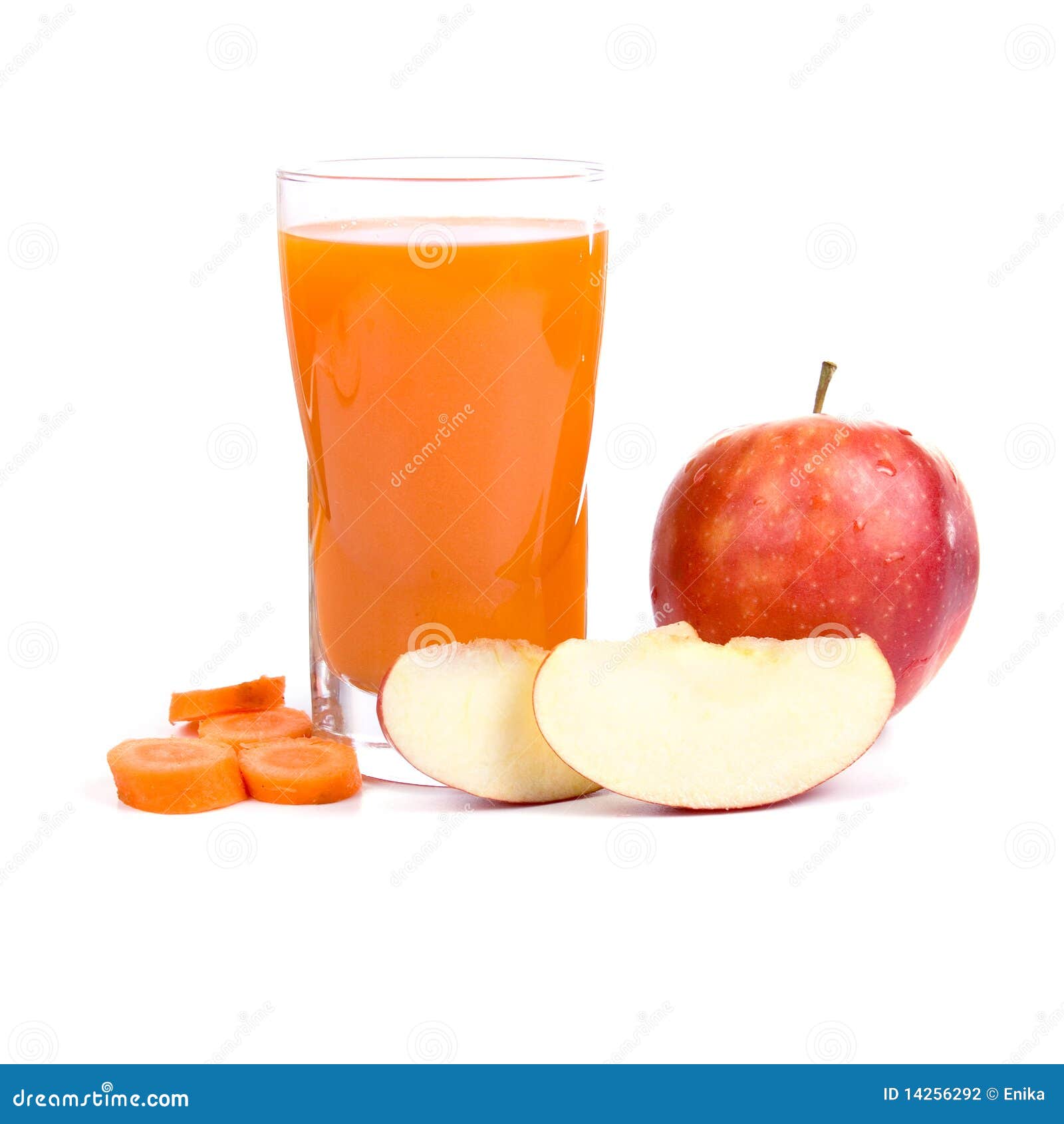 Apple-carrot juice stock photo. Image of juice, healthy - 14256292