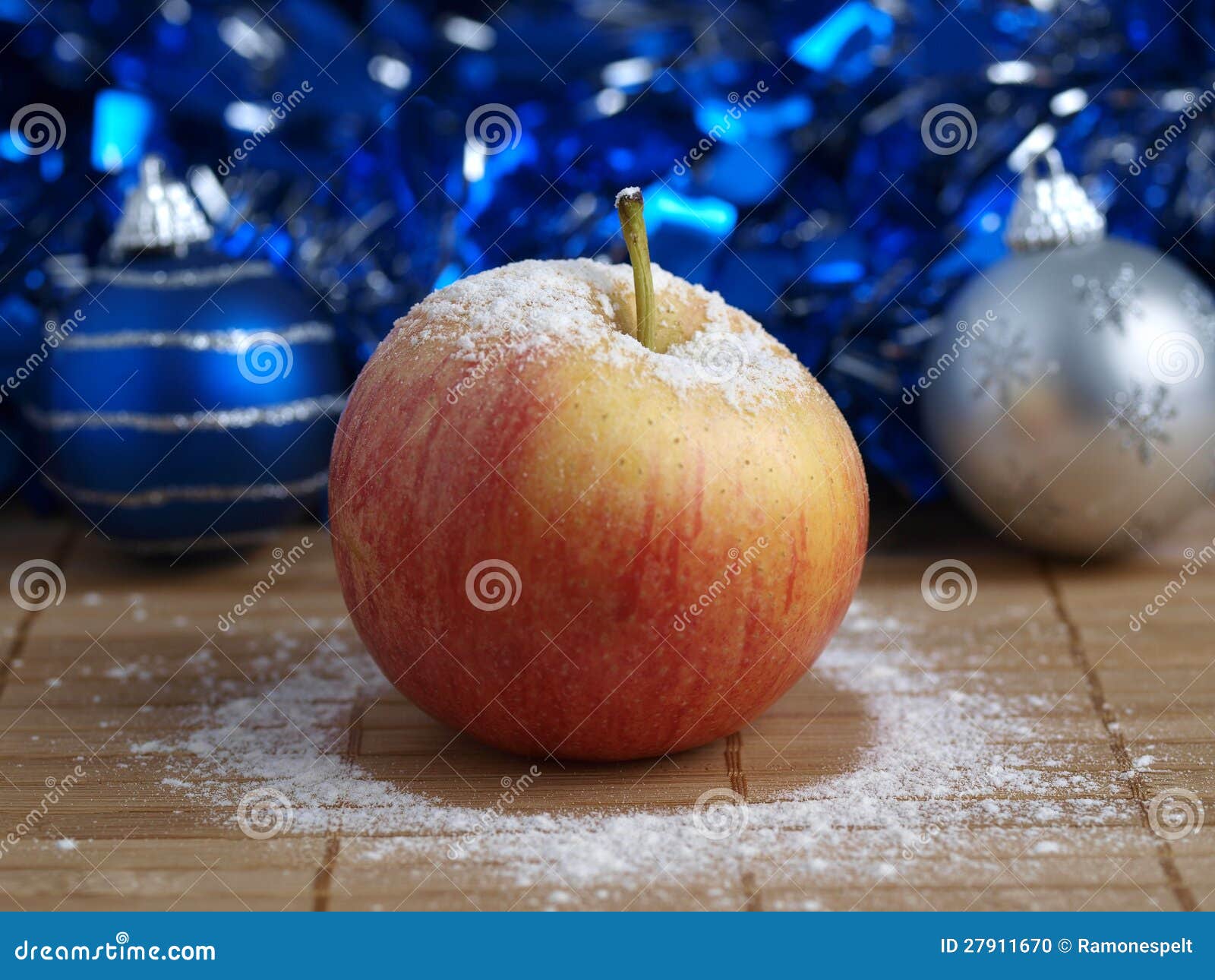 Apple Christmas stock photo. Image of ornaments, food - 27911670