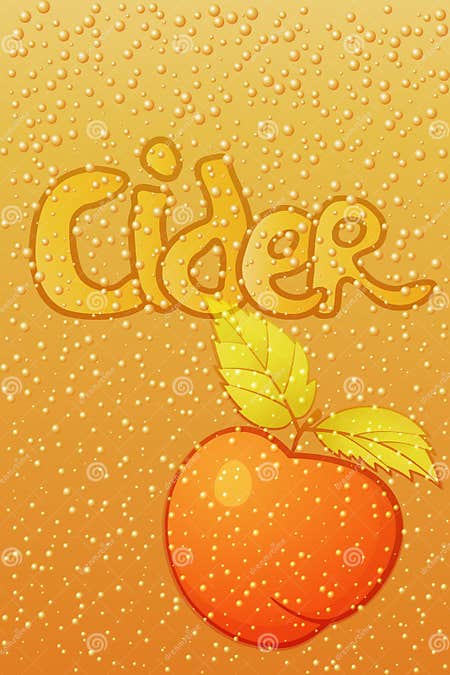 Apple Cider stock vector. Illustration of cider, spot - 68366559