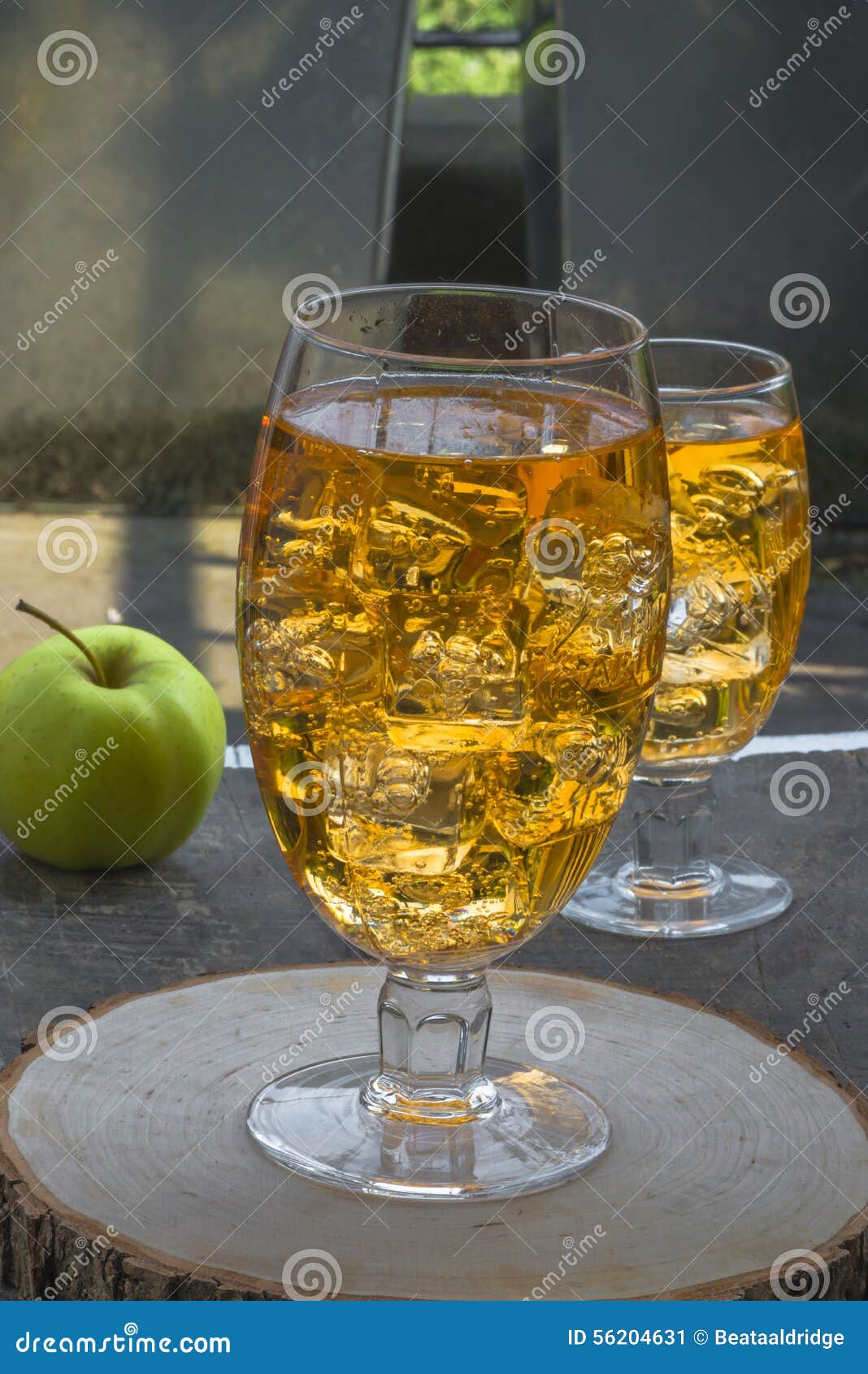 Apple cider with ice cubes stock image. Image of autumn - 56204631