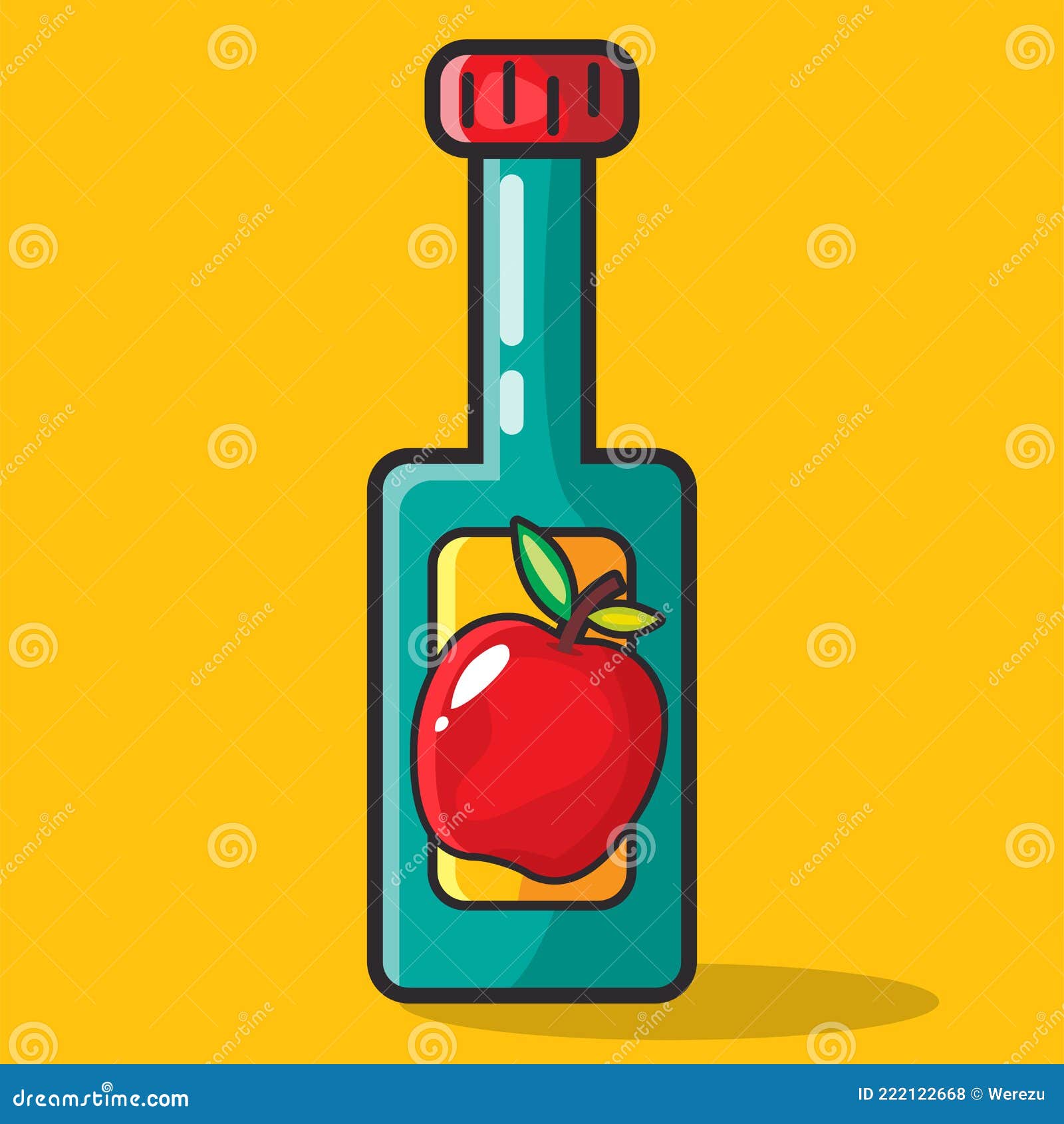 Vinegar Vector Icon On White Background. Flat Vector Vinegar Icon ...
