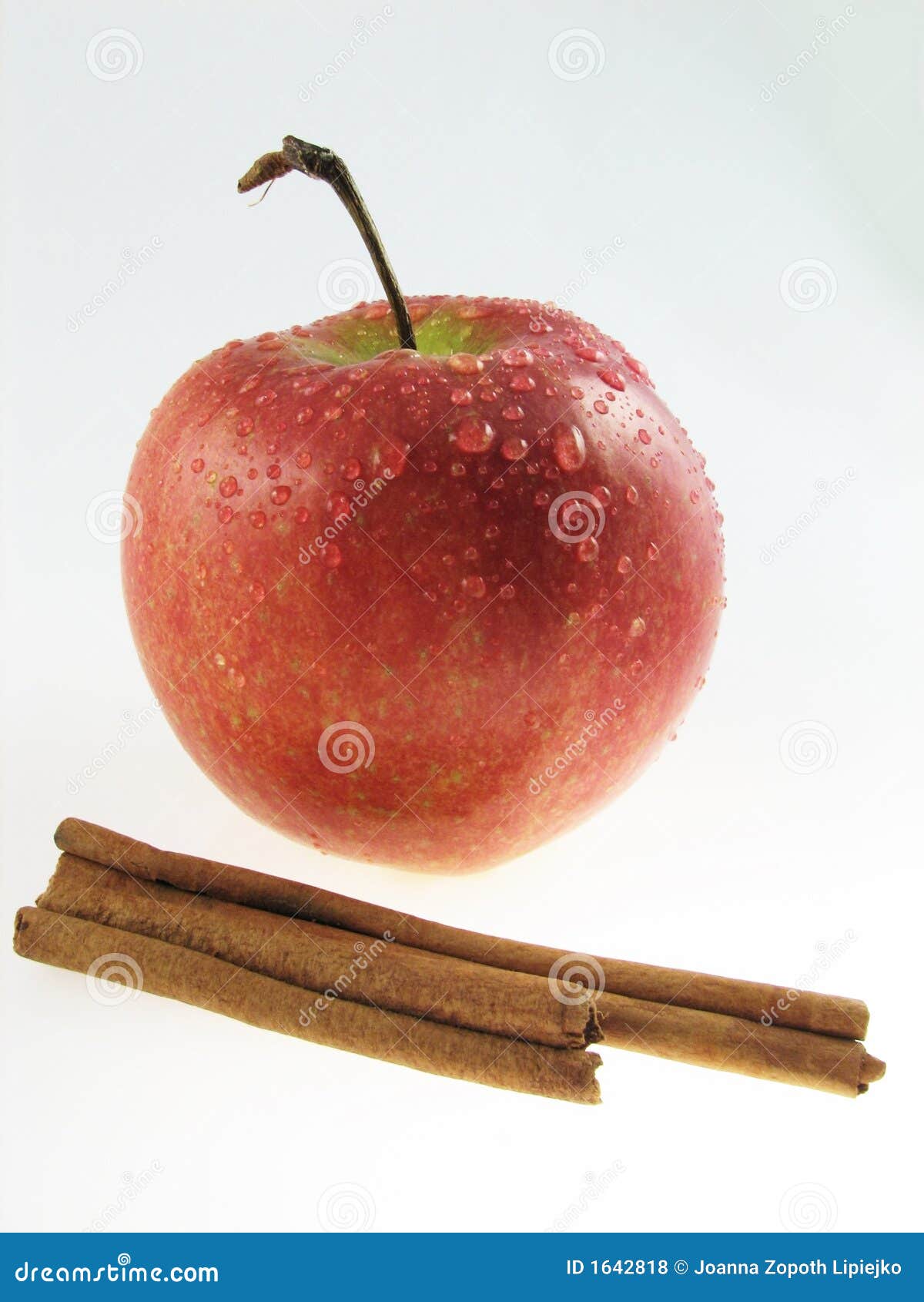 Apple & Cinnamon stock photo. Image of cinamon, dessert - 1642818