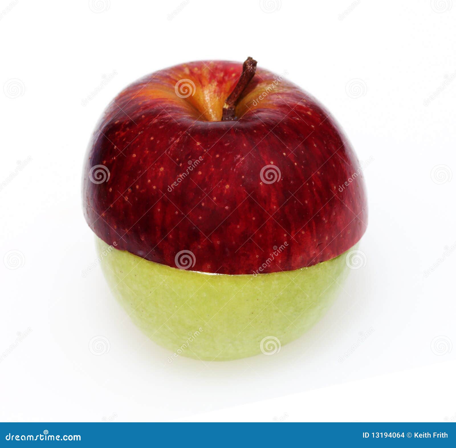 Apple clone stock photo. Image of healthy, slice, green - 13194064