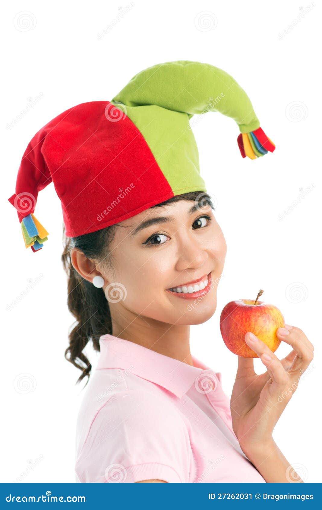Apple clown stock image. Image of isolated, celebrating - 27262031