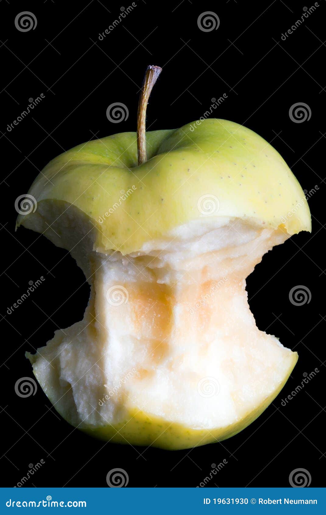 Apple core stock photo. Image of bitten, teeth, fruit - 19631930
