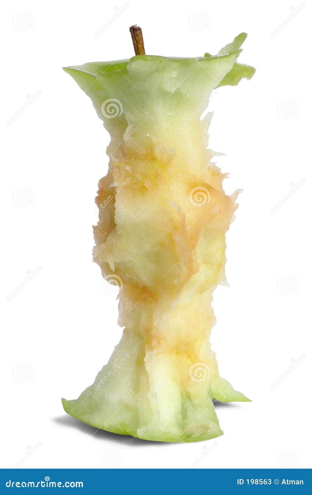 Apple Core stock image. Image of food, diet, healthy, isolated - 198563