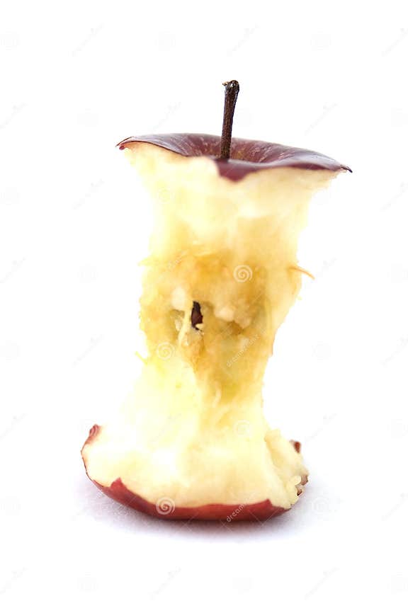 Apple Core stock photo. Image of form, cooking, white, round - 85706