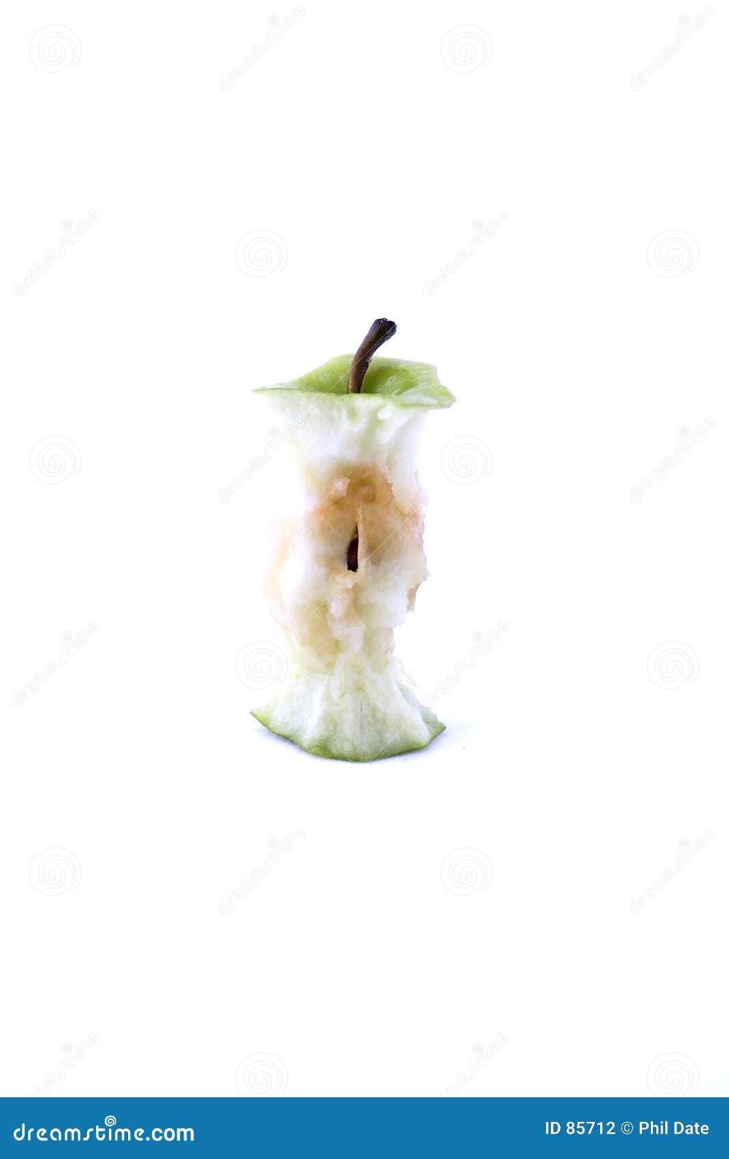 Apple Core stock photo. Image of finished, health, shiny - 85712