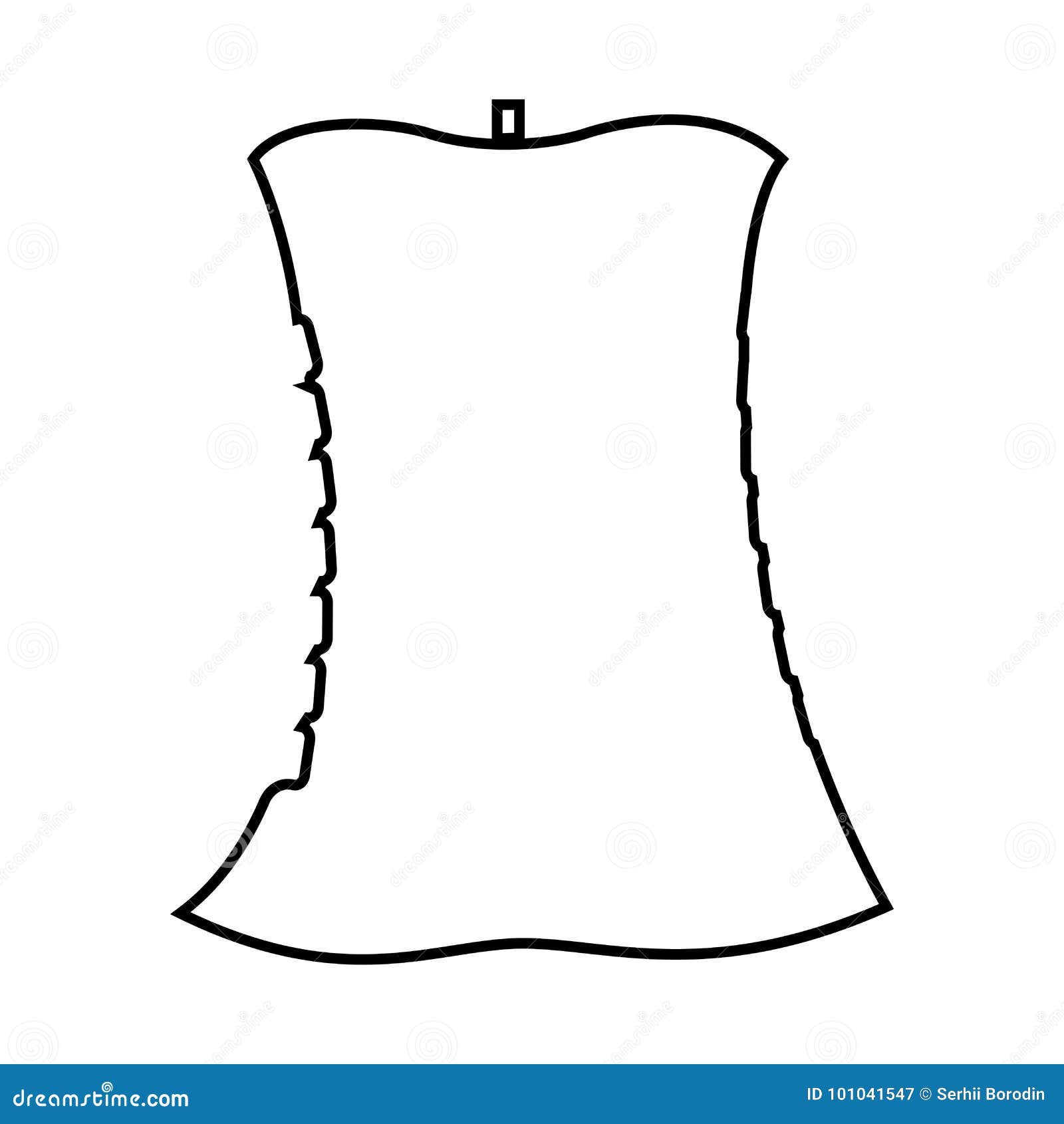 Apple Core it is Black Icon . Stock Vector - Illustration of color ...