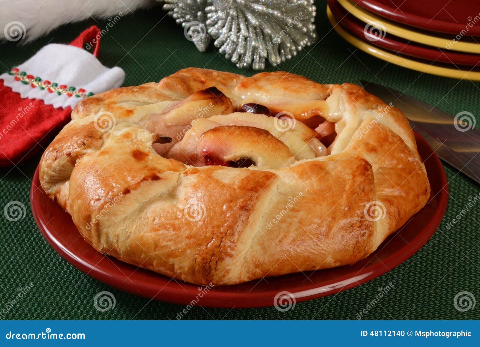 Apple cranberry gallette stock photo. Image of apple - 48112140