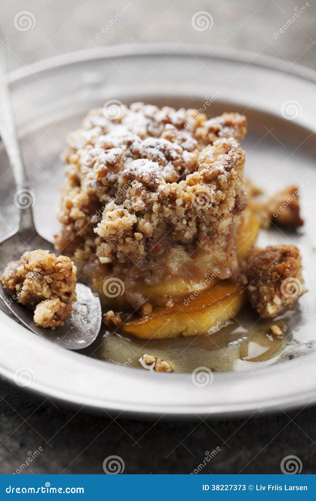 Apple crumble stock image. Image of fresh, baking, classic - 38227373