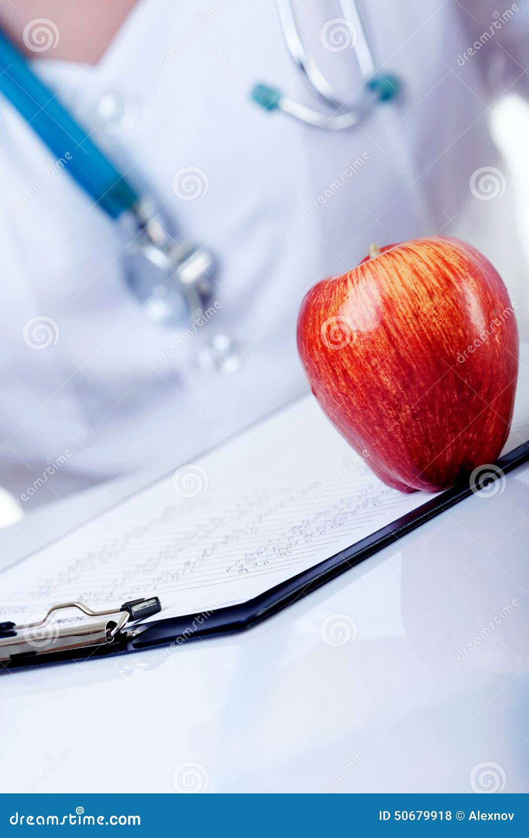 Apple a Day Keeps the Doctor Away Stock Photo - Image of healthcare ...