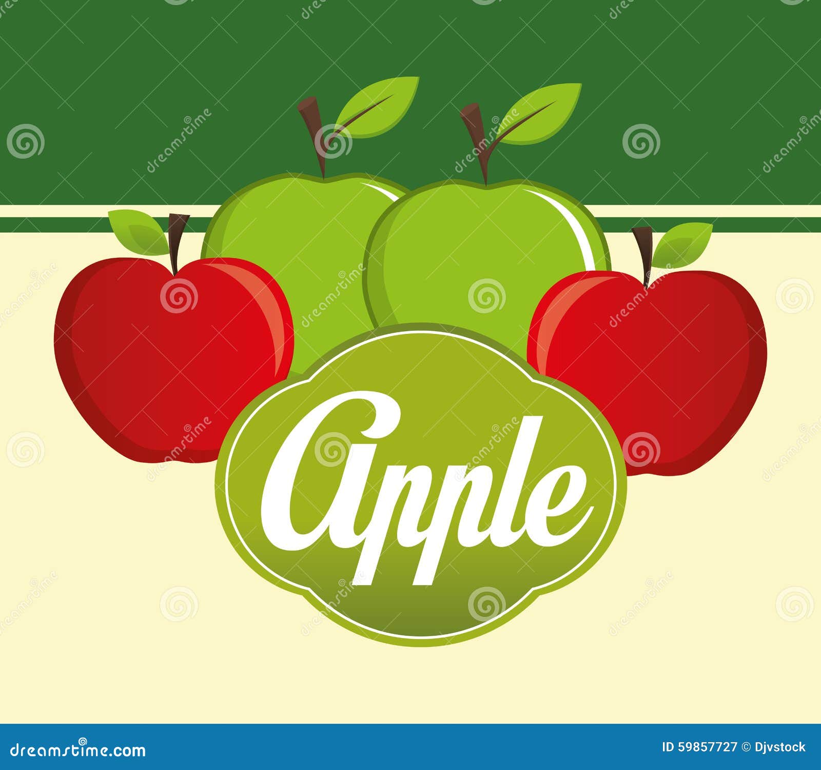 Apple design stock vector. Illustration of premium, background - 59857727