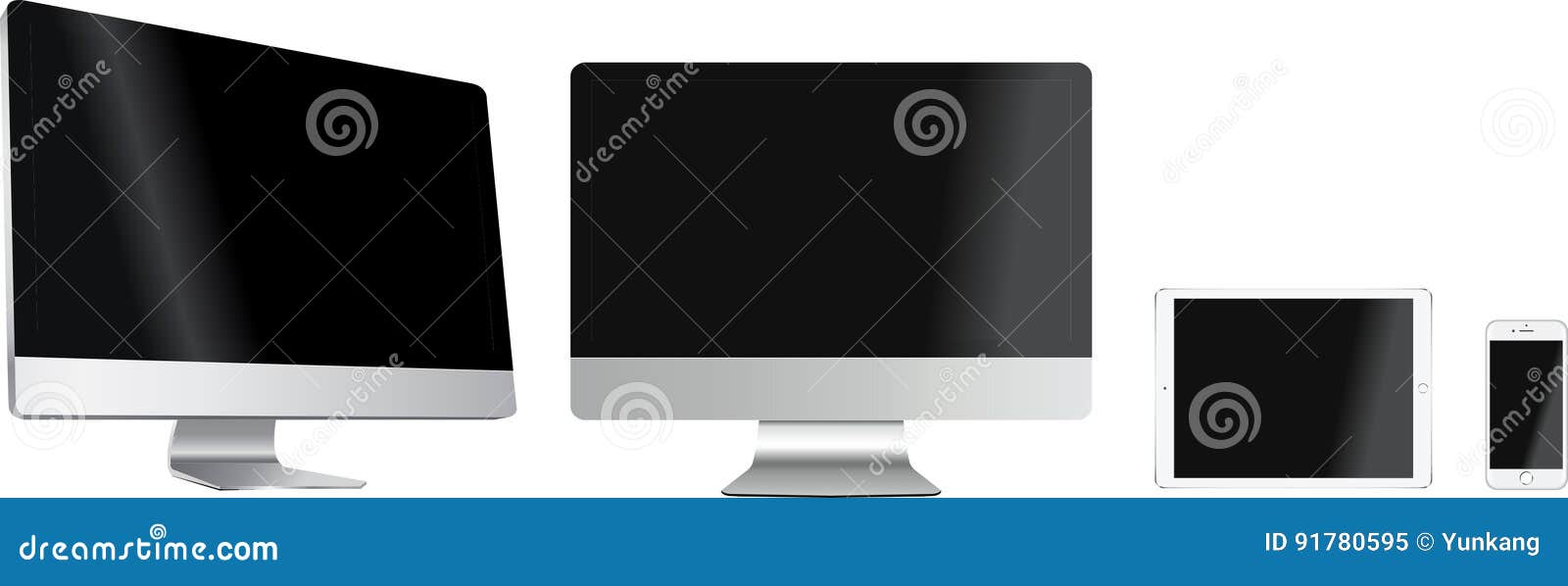 Apple Device stock vector. Illustration of tablet, phone - 91780595