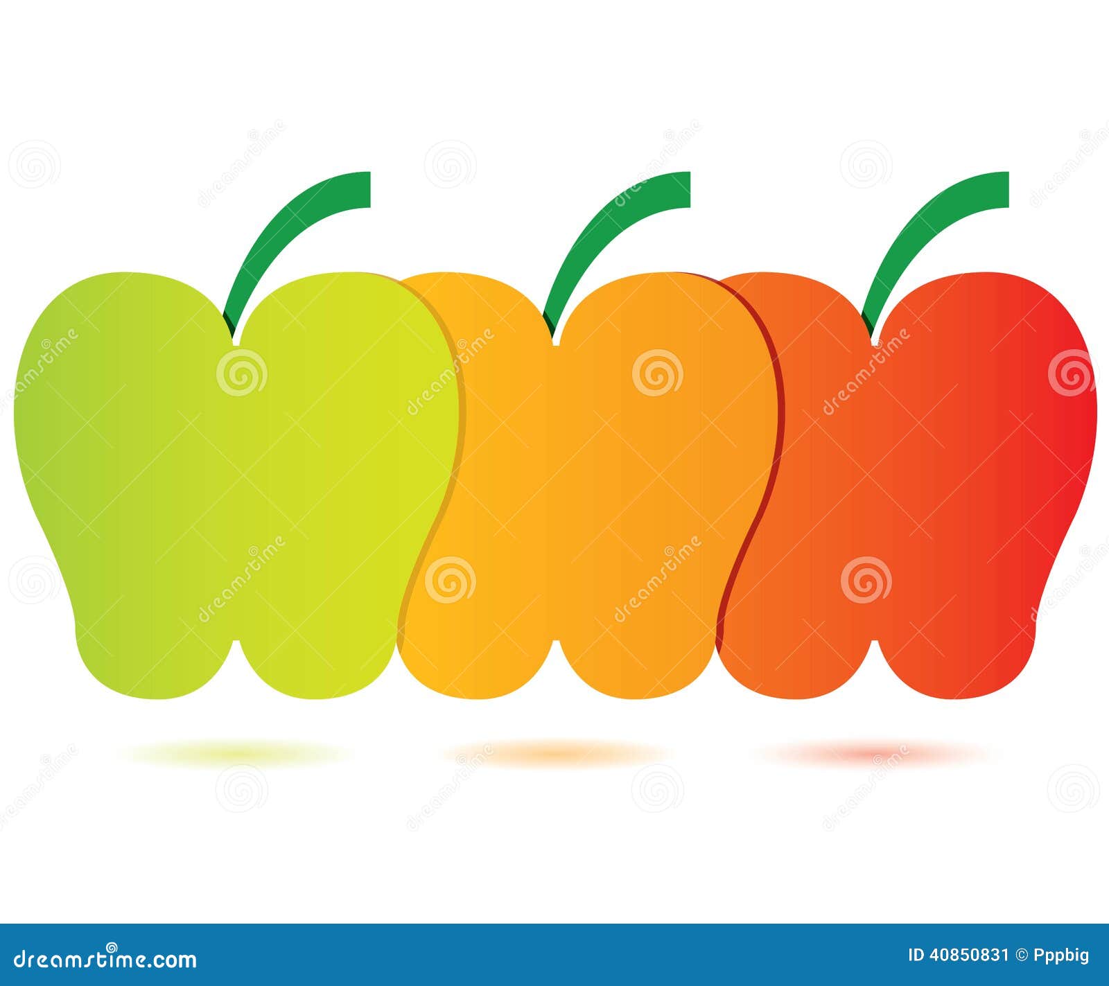 Three Topics Colorful Half Pie Chart 3d Paper With Circle In Center For ...