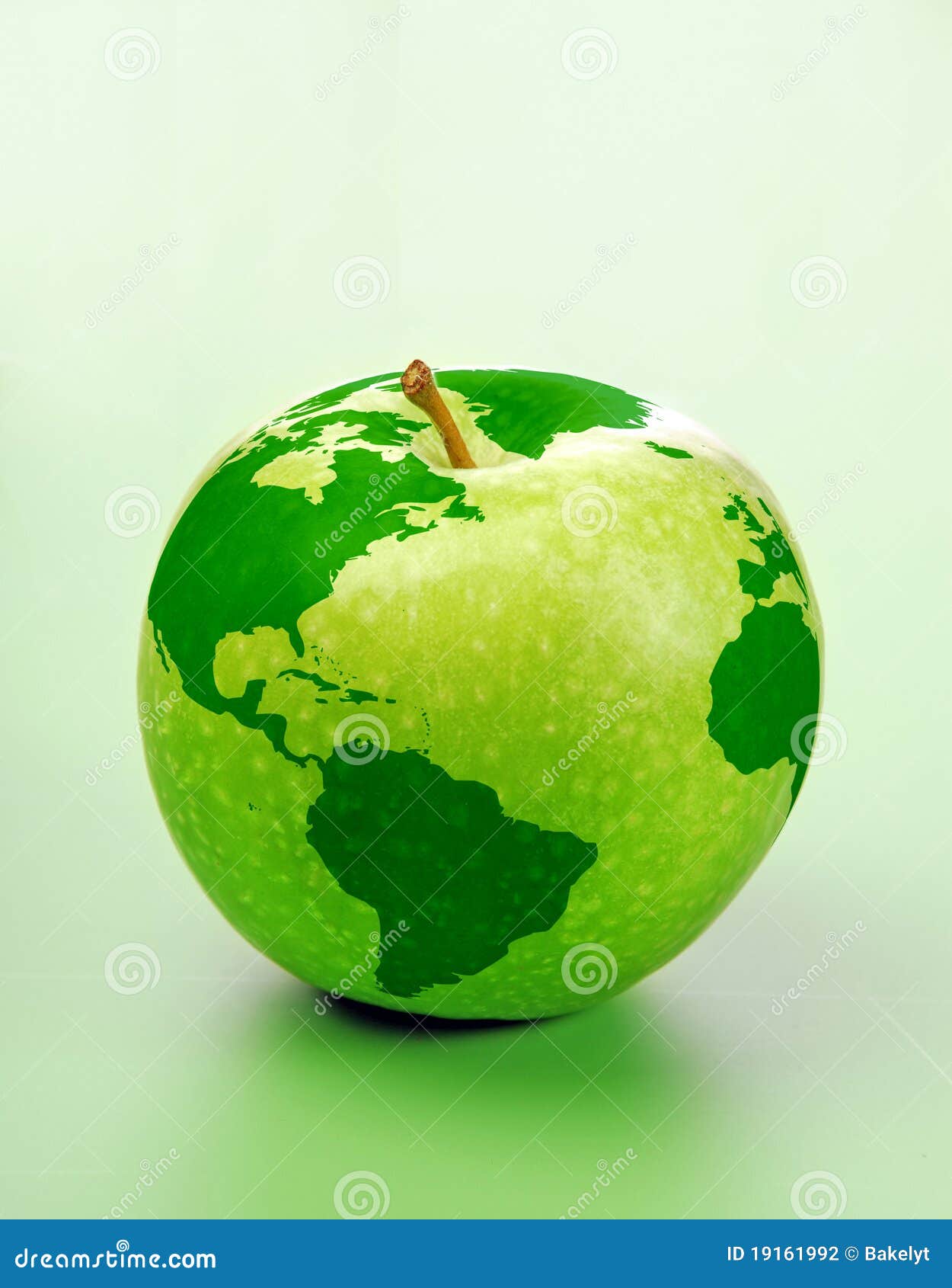 Apple Earth stock illustration. Illustration of countries - 19161992