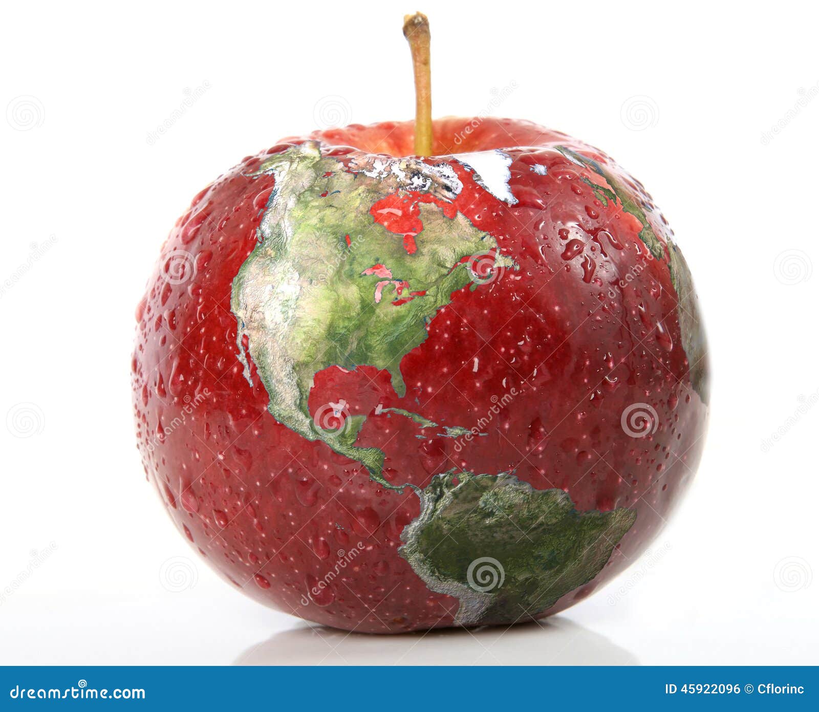 Apple earth stock photo. Image of countries, agriculture - 45922096