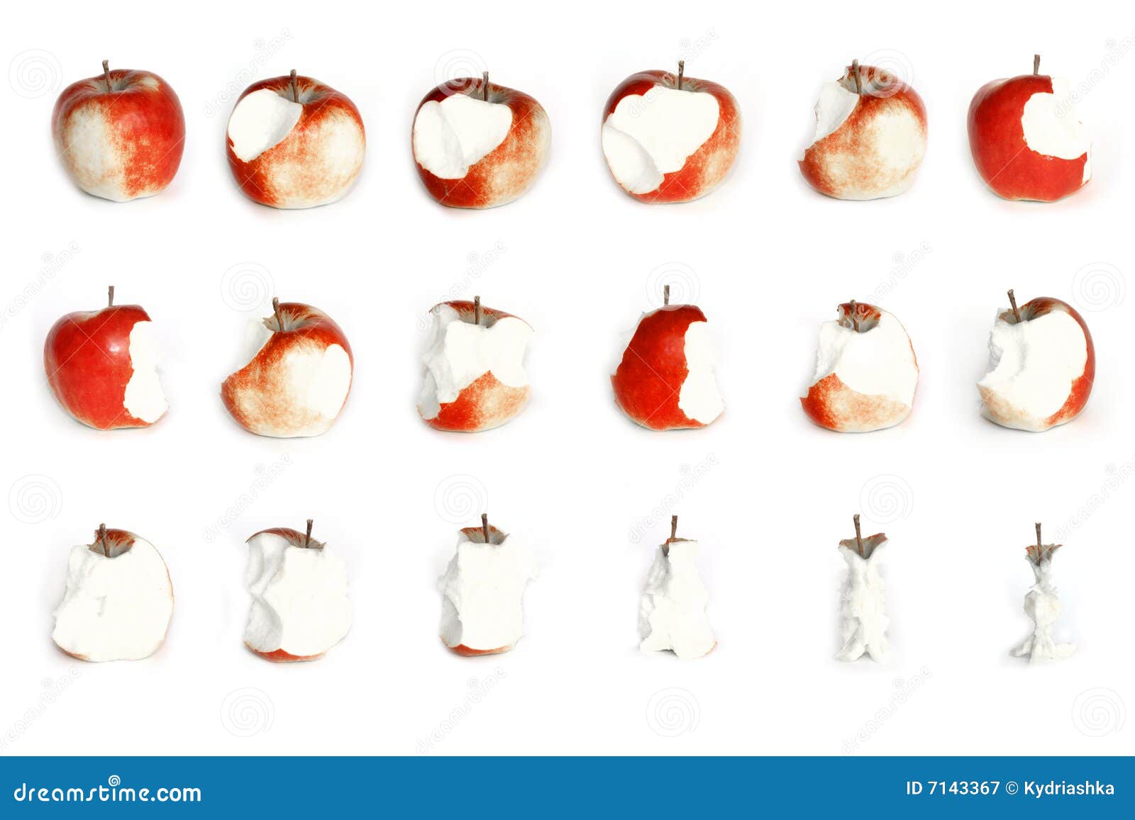 Apple Eating Animation Stock Image | CartoonDealer.com #7143367