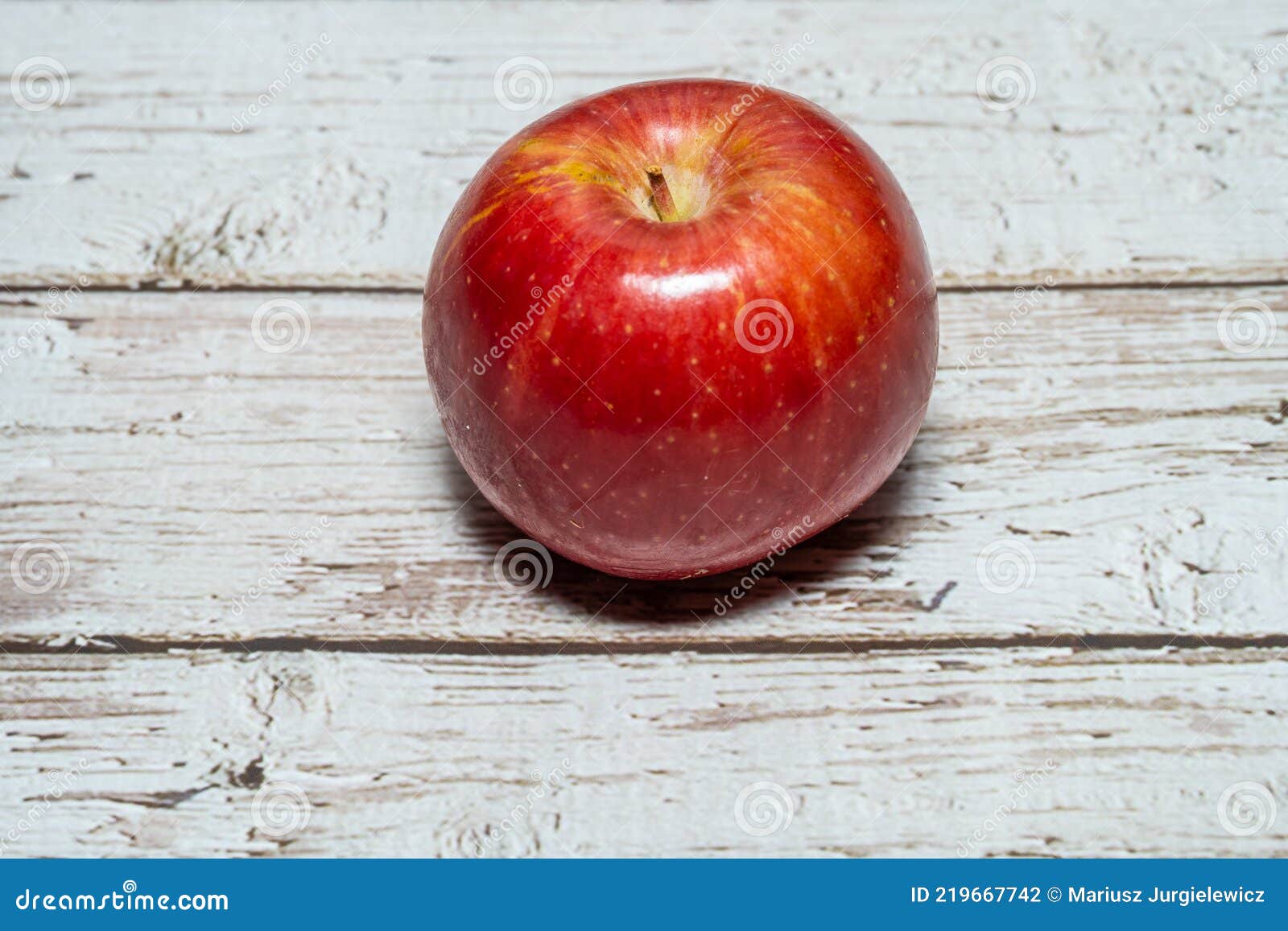 Apple stock photo. Image of juicy, ripe, perfect, shape - 219667742