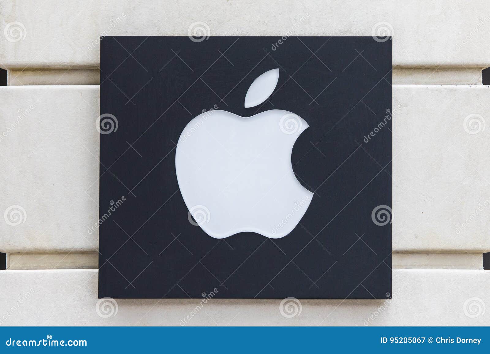 Apple Firma logo fotografia editorial. Obraz złożonej z przemysł - 95205067