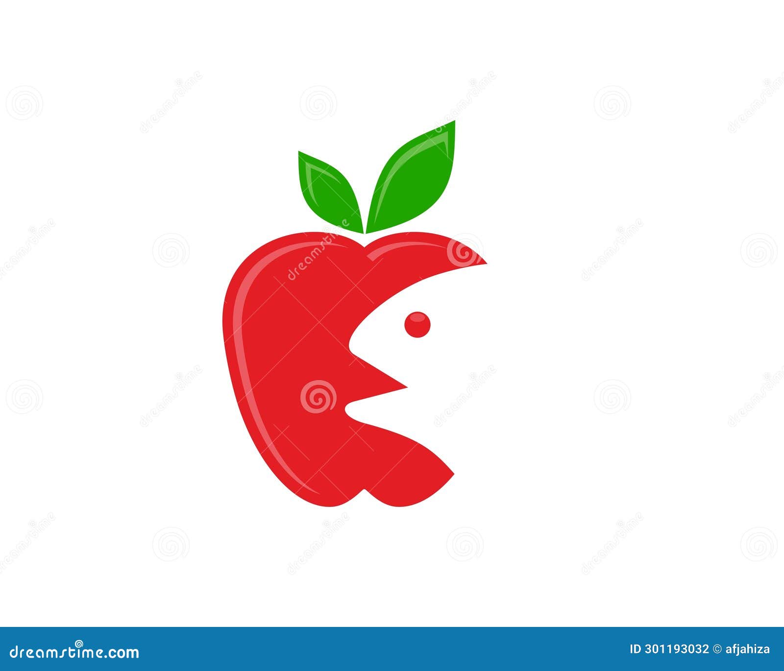 Apple Fish Logo Icon Template 2 Stock Vector - Illustration of symbol ...