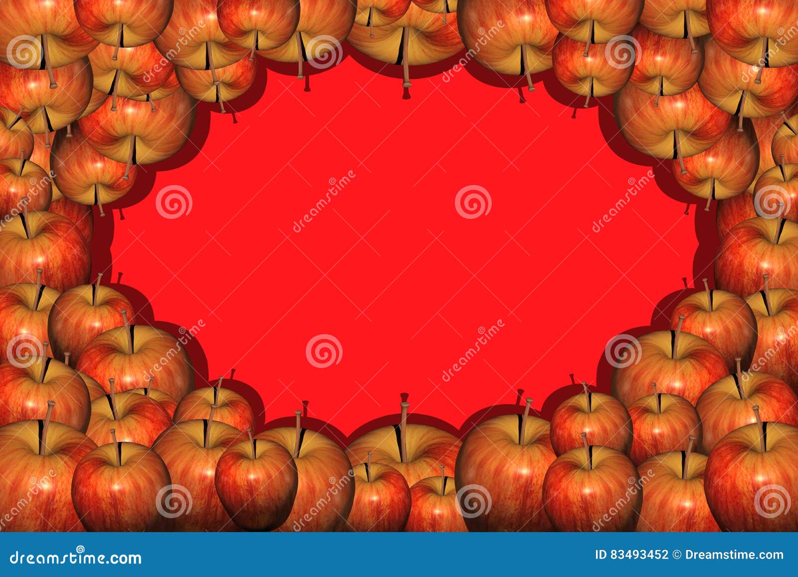 Apple frame stock illustration. Illustration of illustrative - 83493452