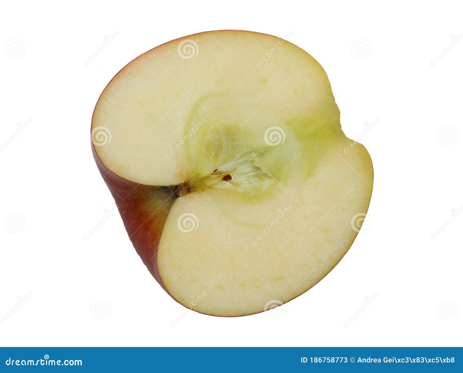 Apple Fruit Apple Wedge on Wooden Background Stock Image - Image of ...