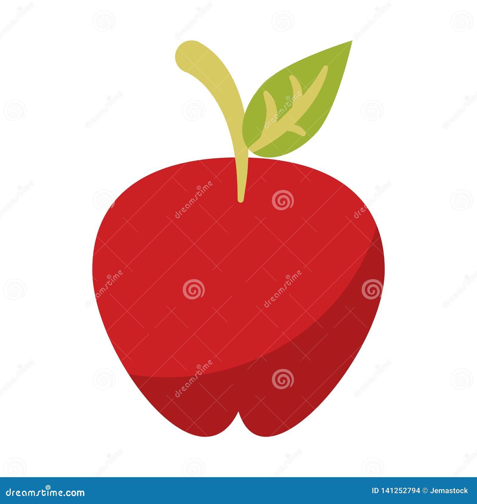 Apple fruit cartoon stock vector. Illustration of nutritious - 141252794