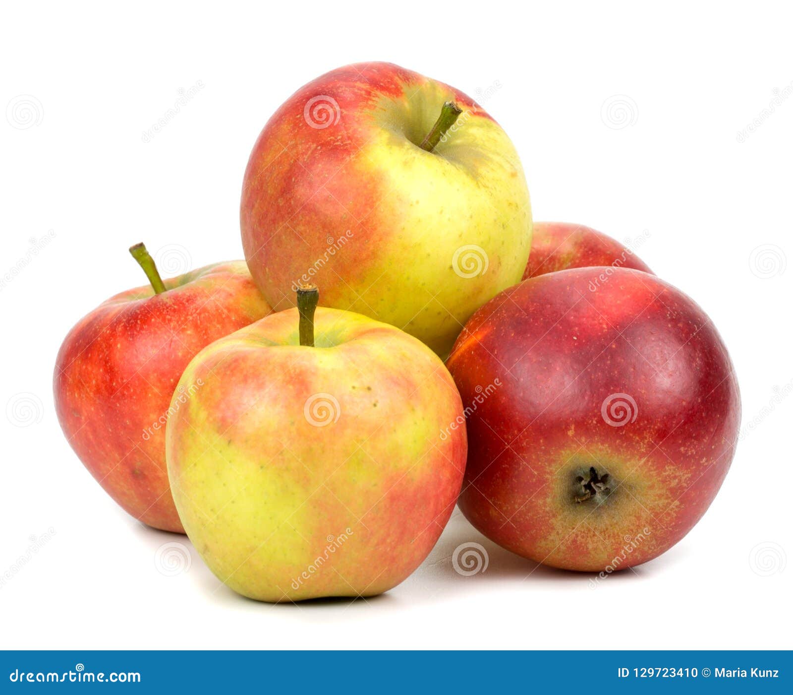 Apple Fruit Closeup Isolated on White Background Stock Photo - Image of ...