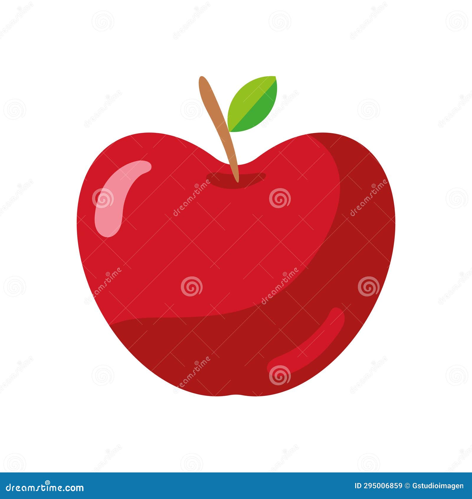 Apple fruit design stock vector. Illustration of fruit - 295006859