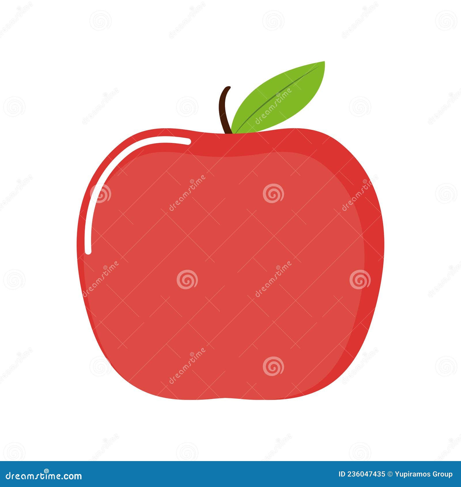 Apple fruit icon stock vector. Illustration of isolation - 236047435