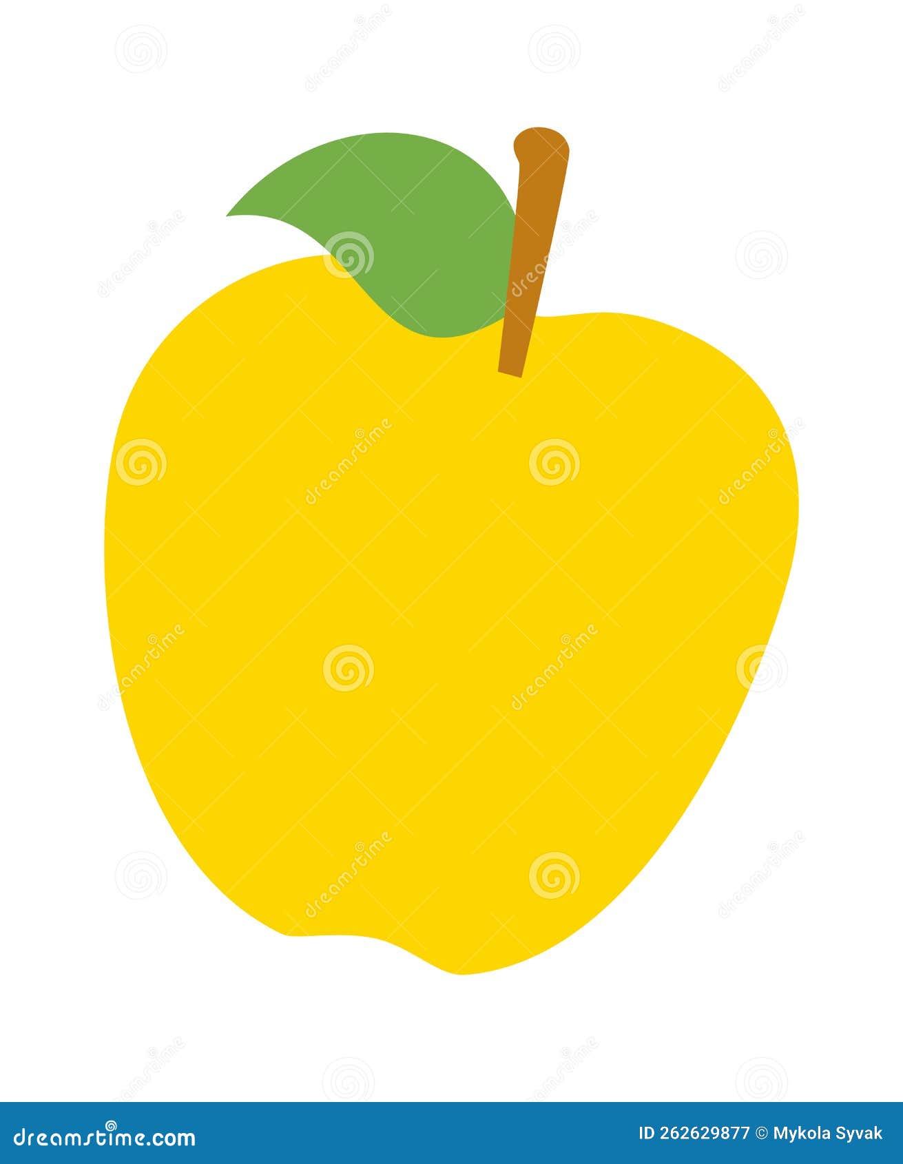 Apple fruit icon stock vector. Illustration of icon - 262629877