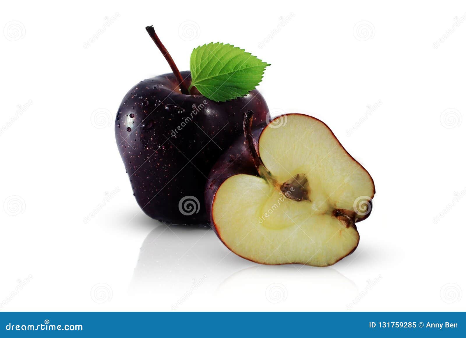 Apple Fruit Isolated on White Background Stock Image - Image of lemon ...