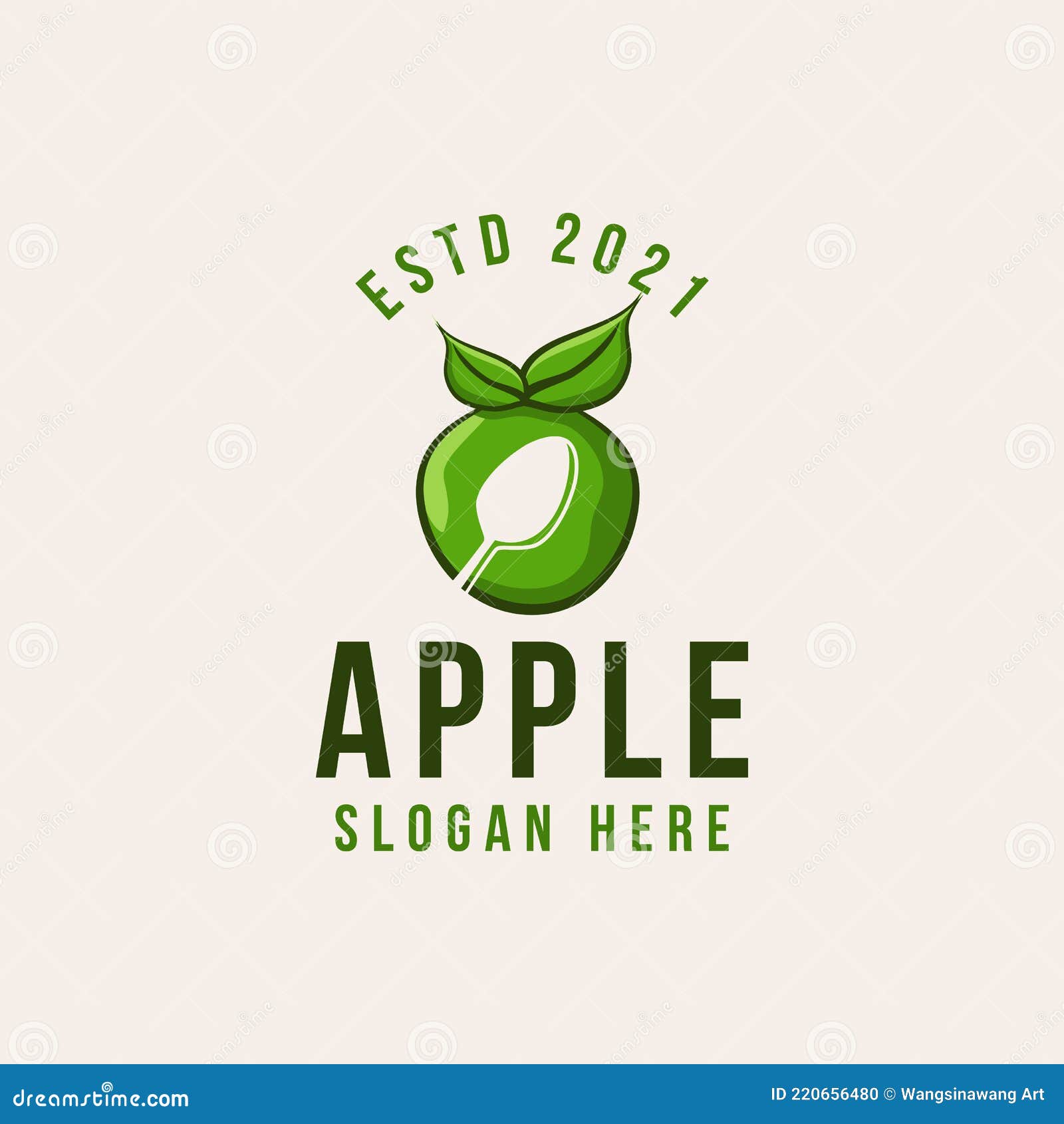 Apple Fruit Logo Design, Vector Illustration Stock Vector ...