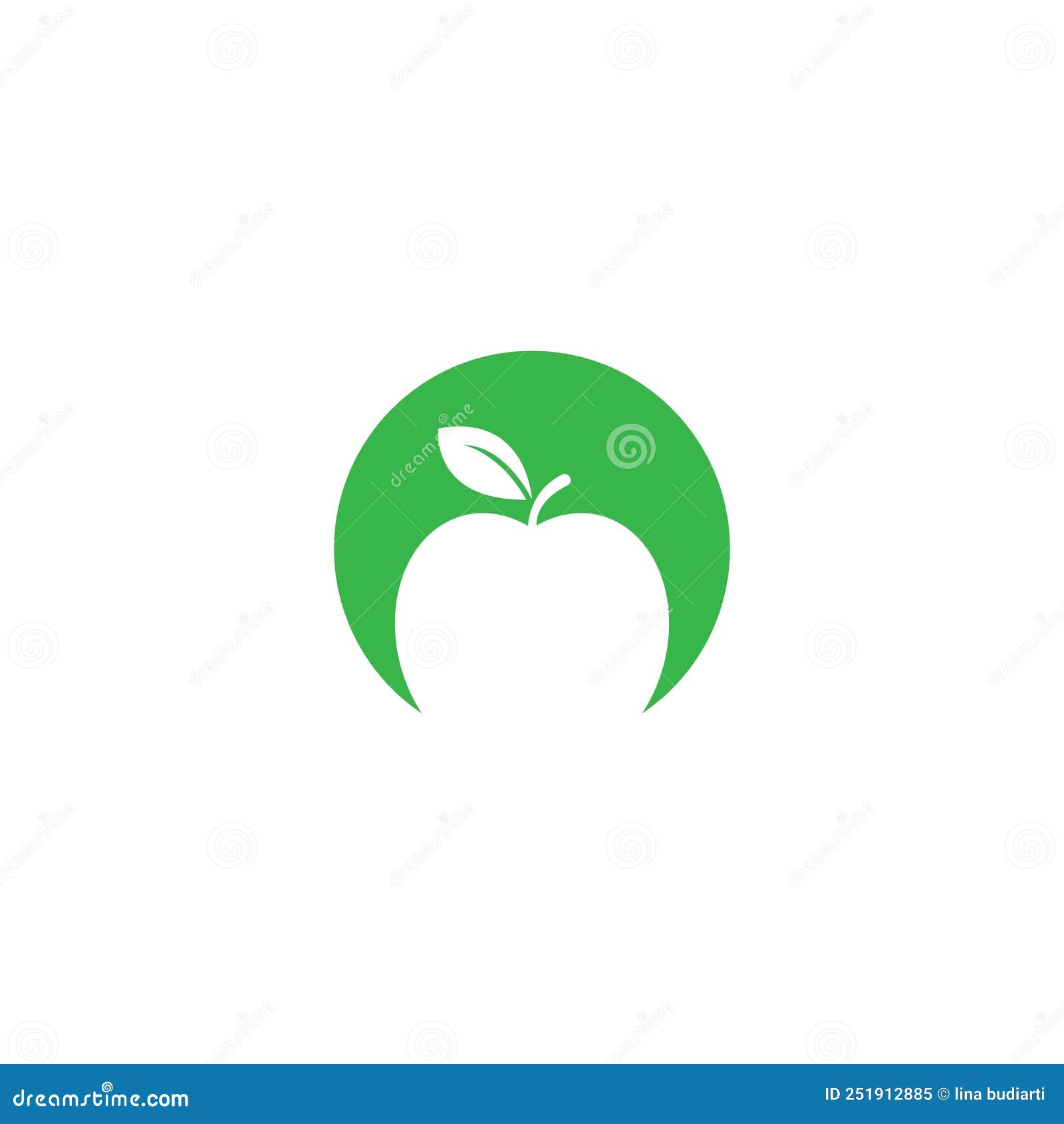 Apple fruit logo stock vector. Illustration of nature - 251912885