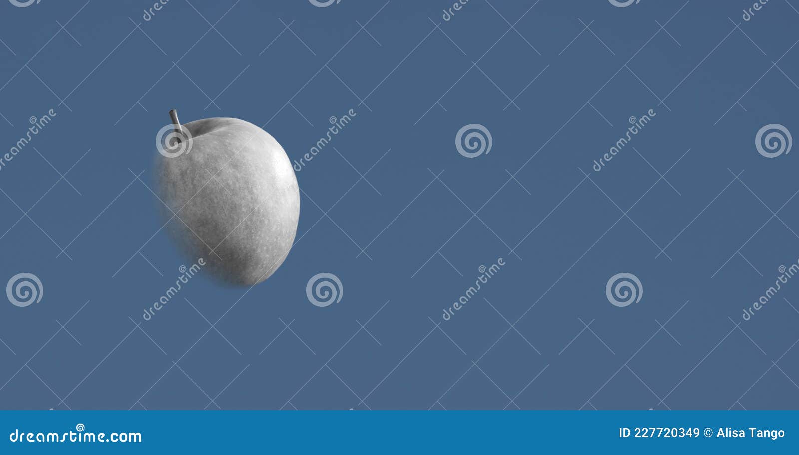 Apple Fruit in the Shape of the Moon Stock Image - Image of space ...