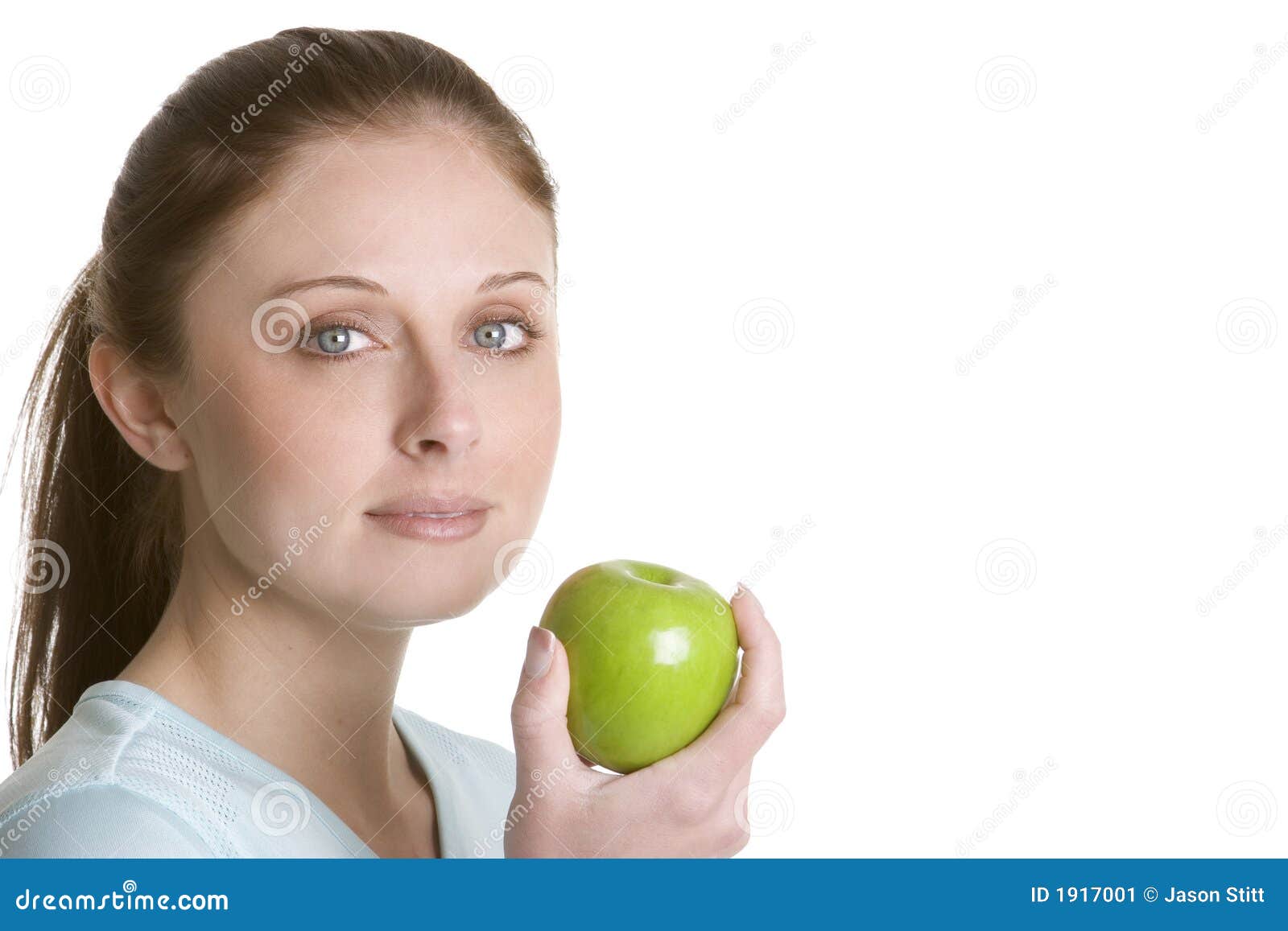 Apple Girl stock image. Image of teenager, diet, eating - 1917001