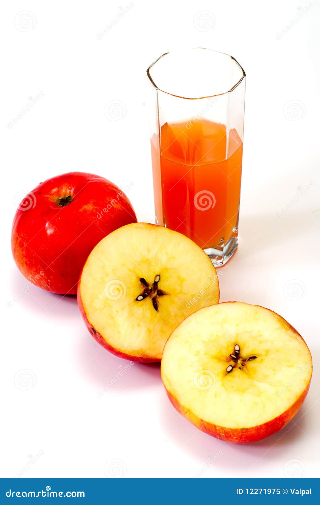 Apple, Grapefruit and Glass Stock Image - Image of tropical, glass ...