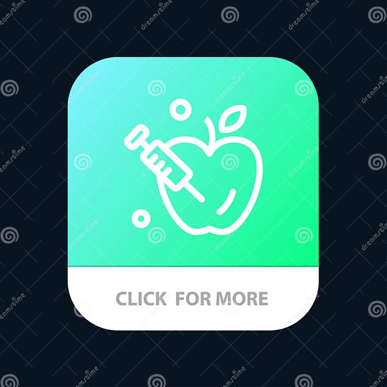 Apple, Gravity, Science Mobile App Button. Android and IOS Line Version ...