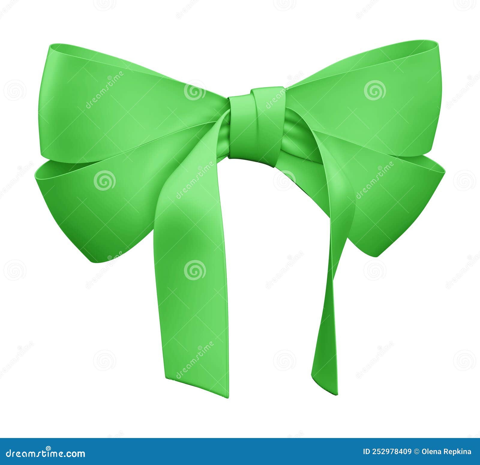 Apple Green Bow-knot - for Gifts Stock Image - Illustration of ...