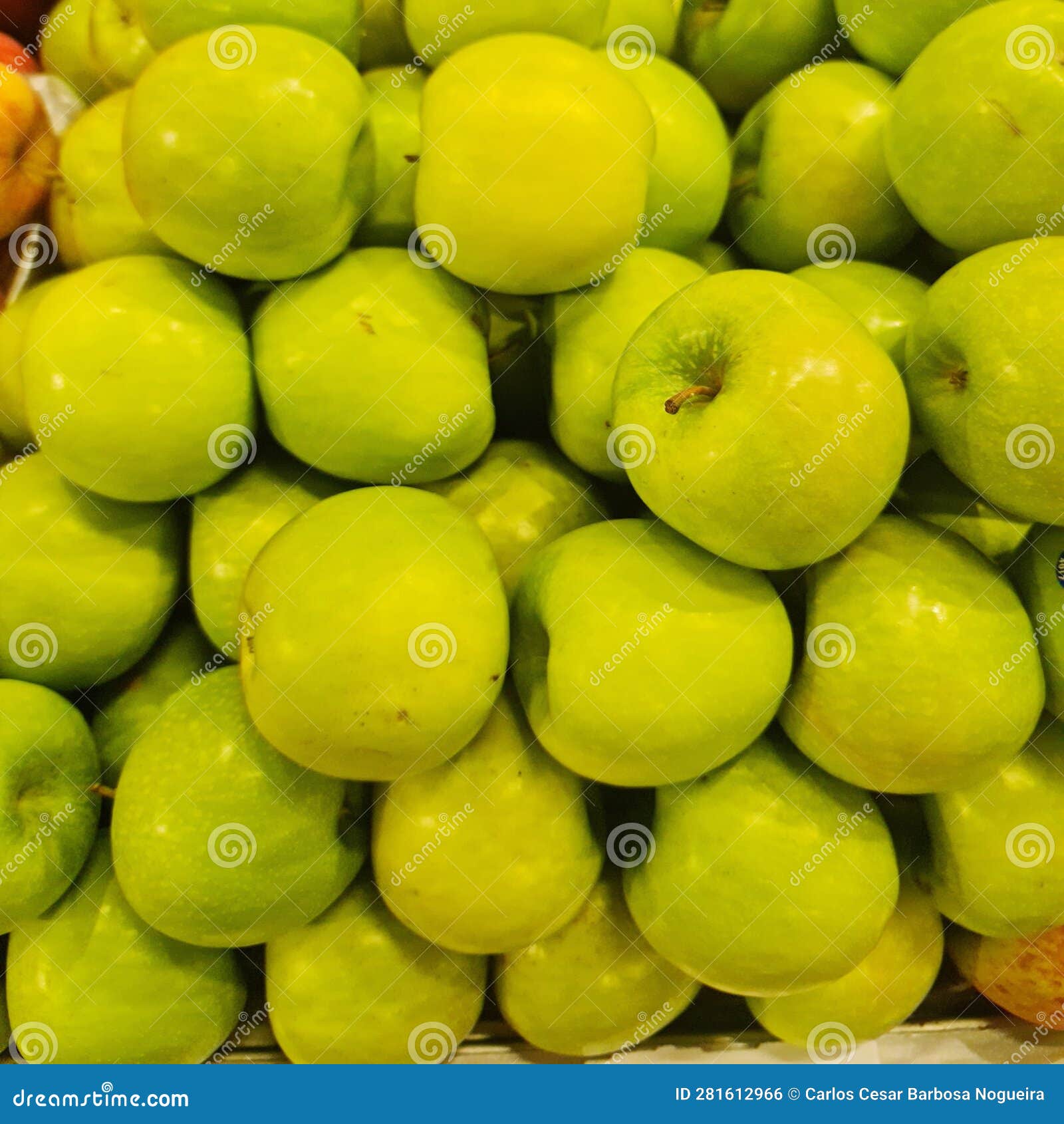 Apple in Green Color Suitable for Consumption Big Sweets Stock Photo ...