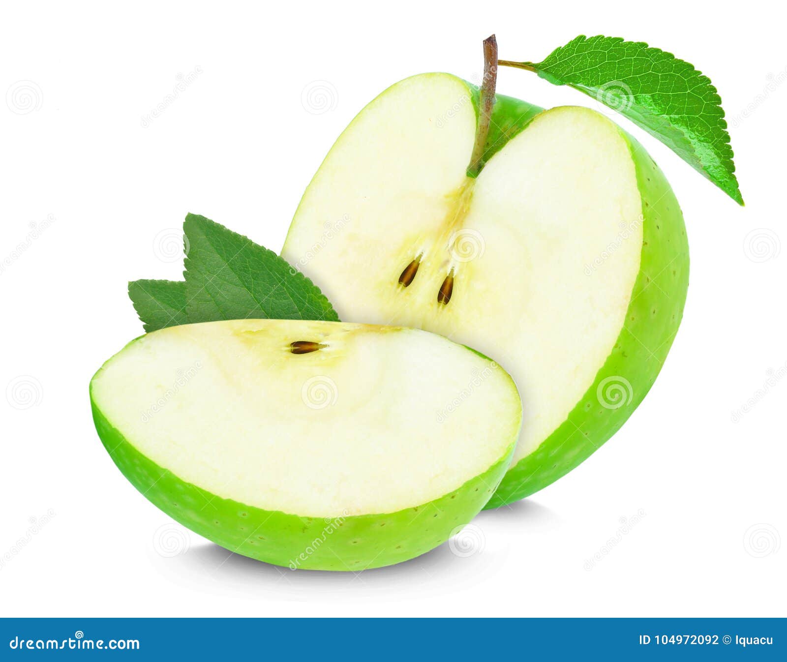 Apple green slice stock photo. Image of fresh, closeup - 104972092
