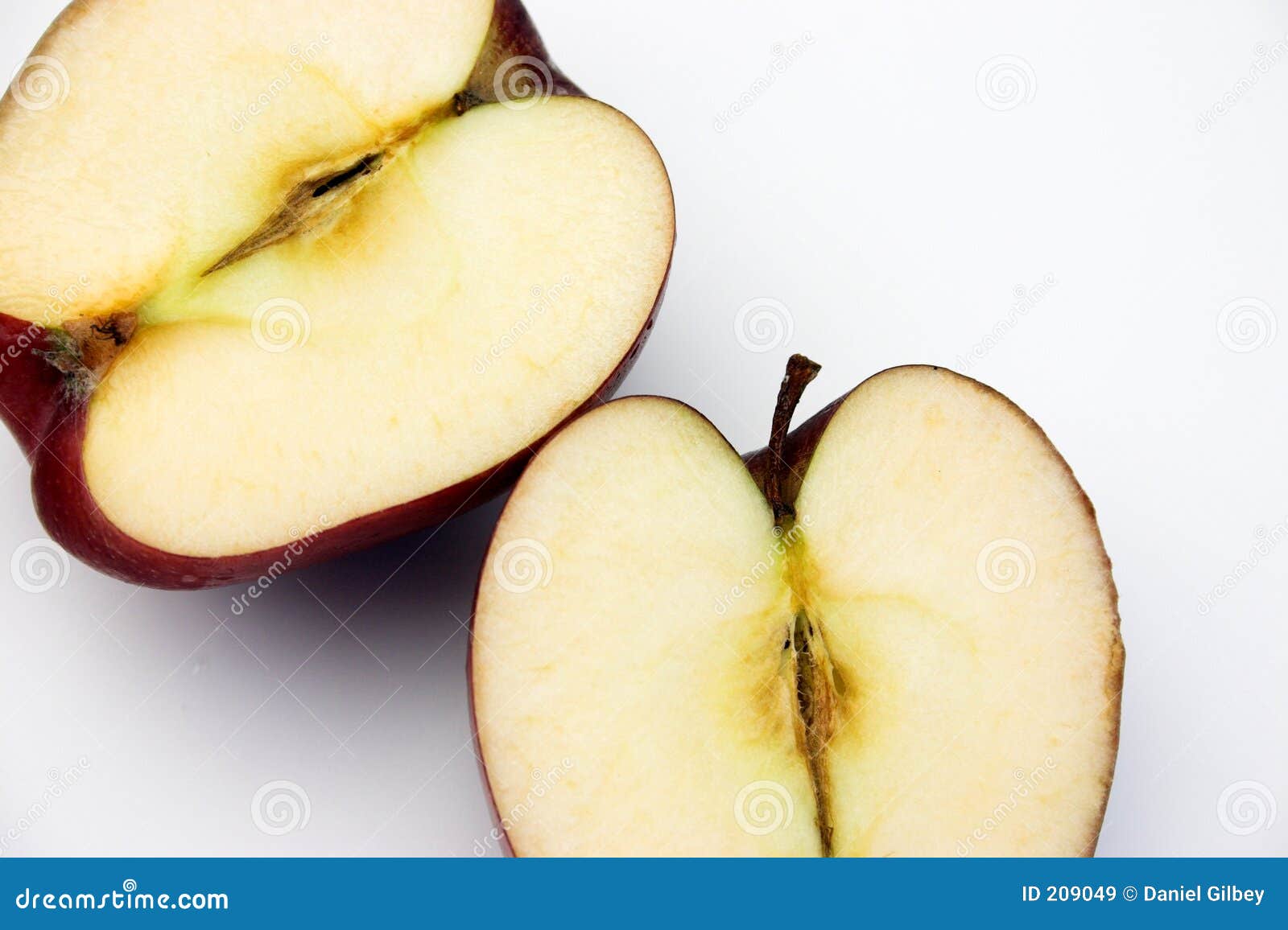 Apple halves stock image. Image of apple, nutrient, natural - 209049