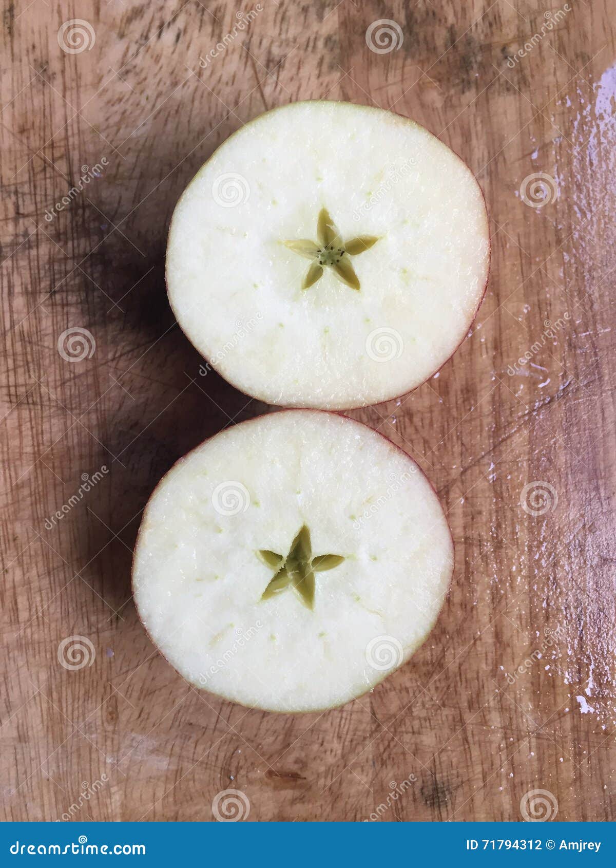 Apple halves stock photo. Image of halves, star, apple - 71794312