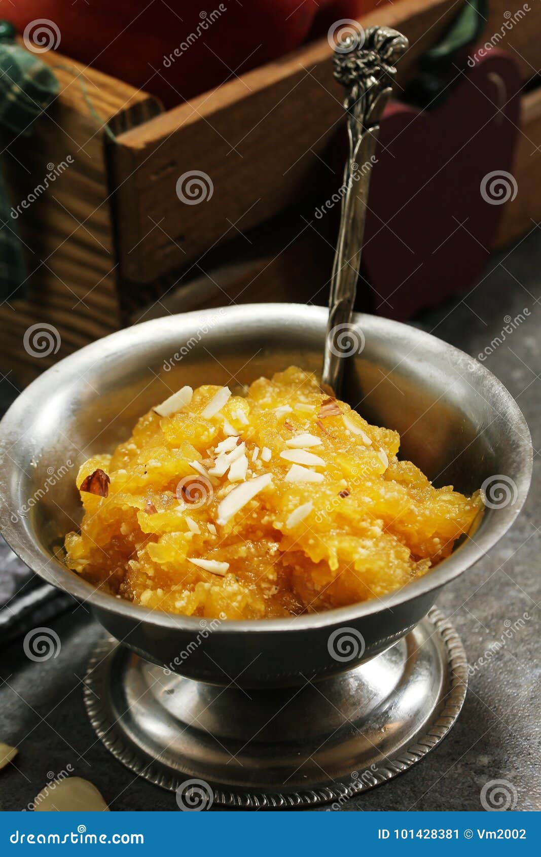 Apple Halwa or Pudding / Fall Desserts Stock Image - Image of apple ...