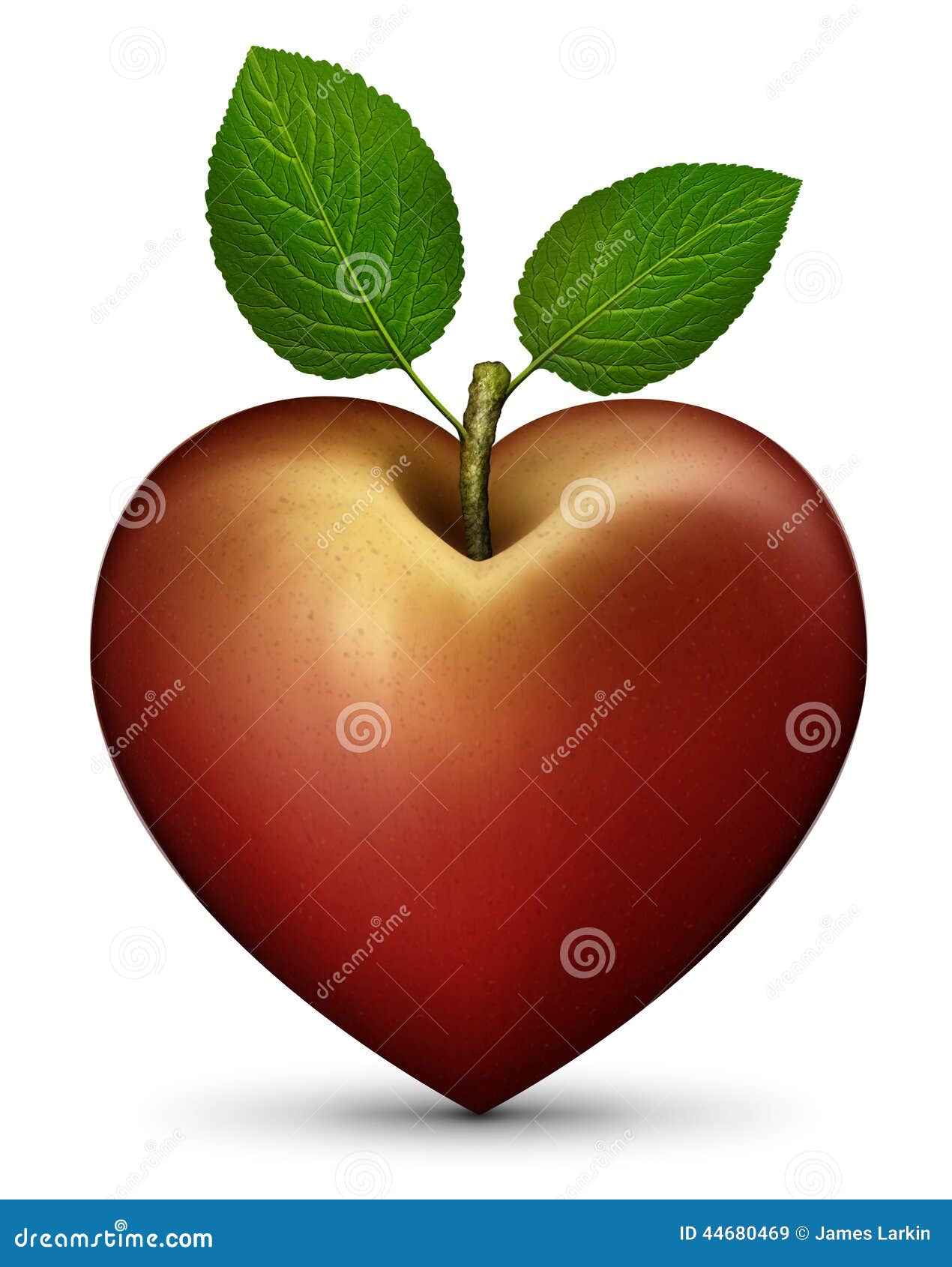 Apple Heart stock illustration. Illustration of partnership - 44680469