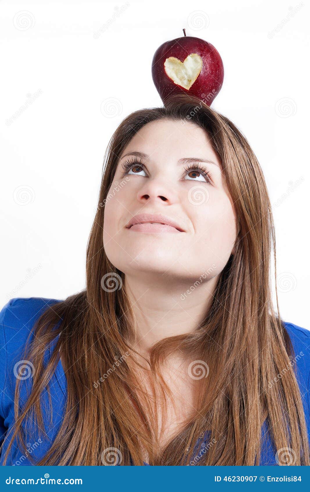 Apple and heart stock image. Image of diet, juicy, microstock2014 ...