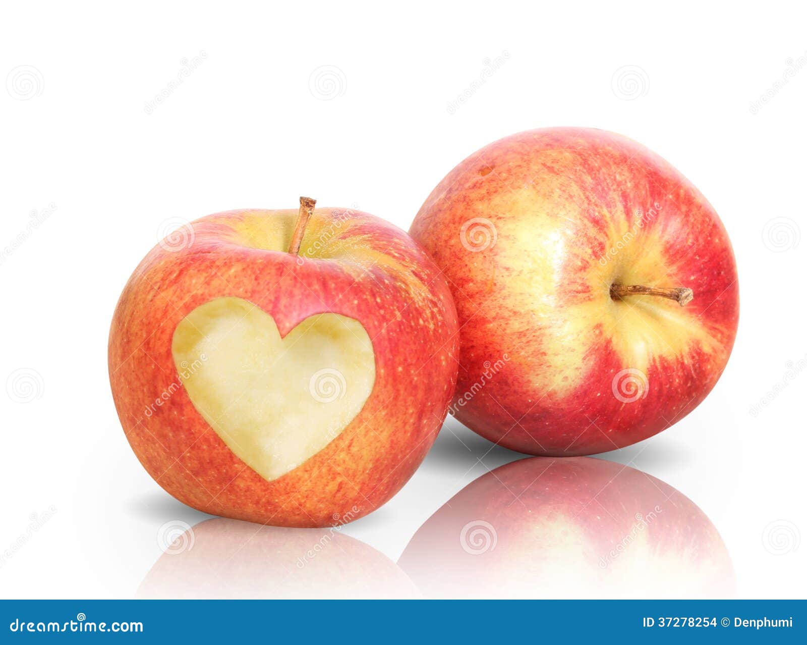 Apple with heart shape stock photo. Image of healthy - 37278254