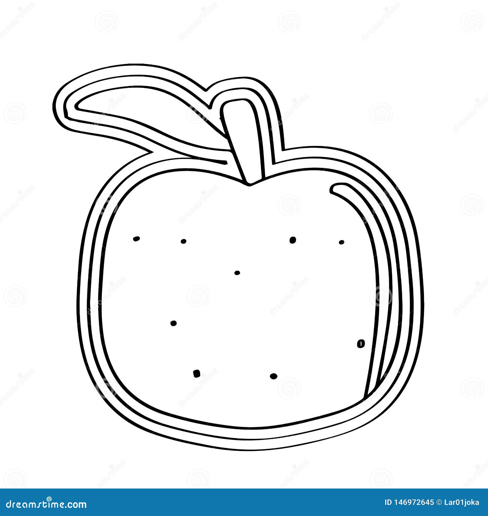 Apple icon dotted sticker stock vector. Illustration of flash - 146972645