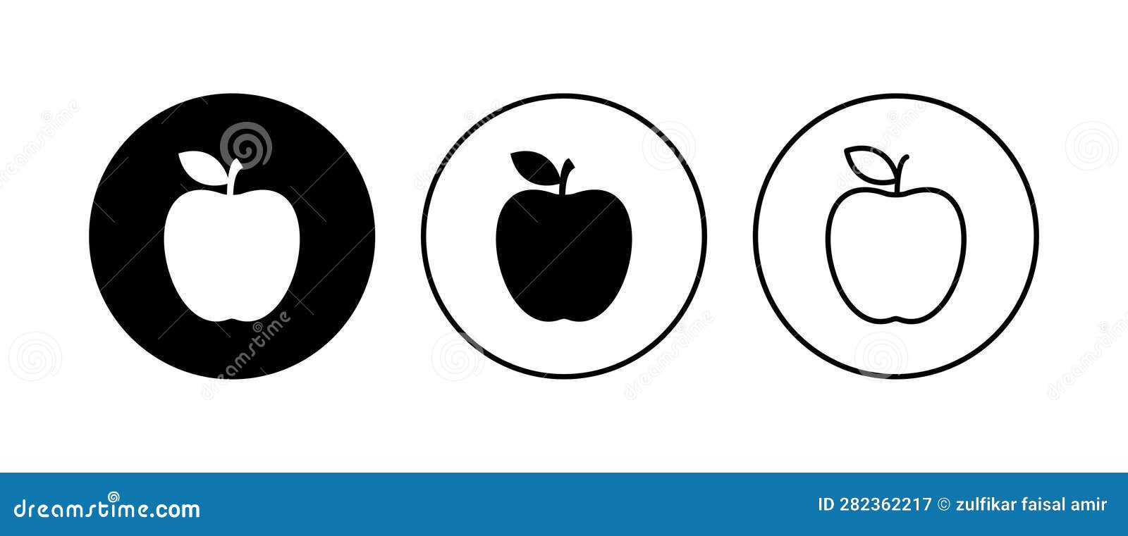 Apple Icon . Apple Vector Icon. Apple Symbols for Your Web Design Stock ...